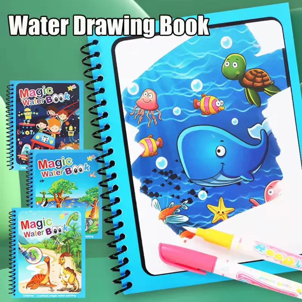 Magic Water Colouring Book(Random Design) – DK Toyz
